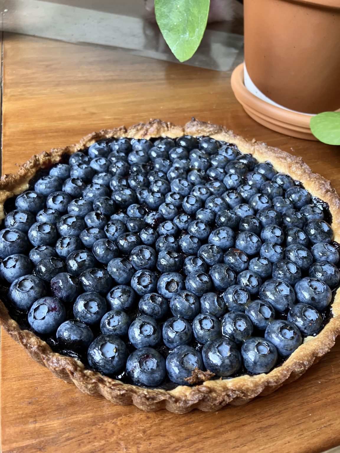 The Perfect Blueberry Tart | The Kneading Space